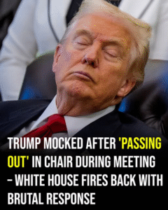 Trump mocked as ‘Dozy Don’ after photo – White House issues scathing ...